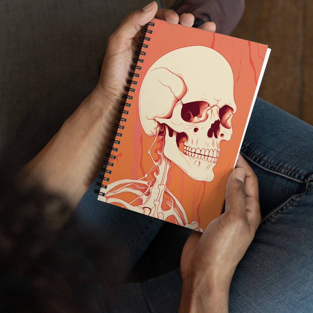 Skeleton Art, Vintage Halloween, Skeleton, Notebook, Halloween Lover ...