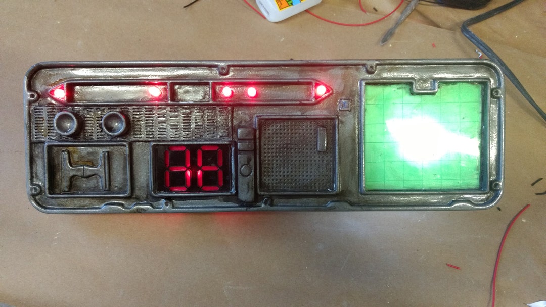 SINGLE Flat GRAPH Han Solo in Carbonite Control Panel - Etsy