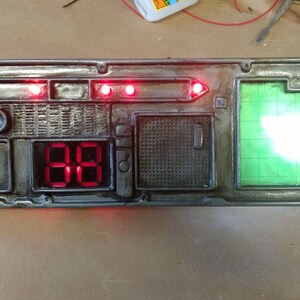 SINGLE Flat GRAPH Han Solo in Carbonite Control Panel - Etsy