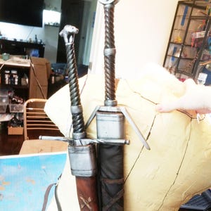 Witcher 3 Dual Swords: Steel -ultimatum & Silver- Maugrim Swords - Etsy