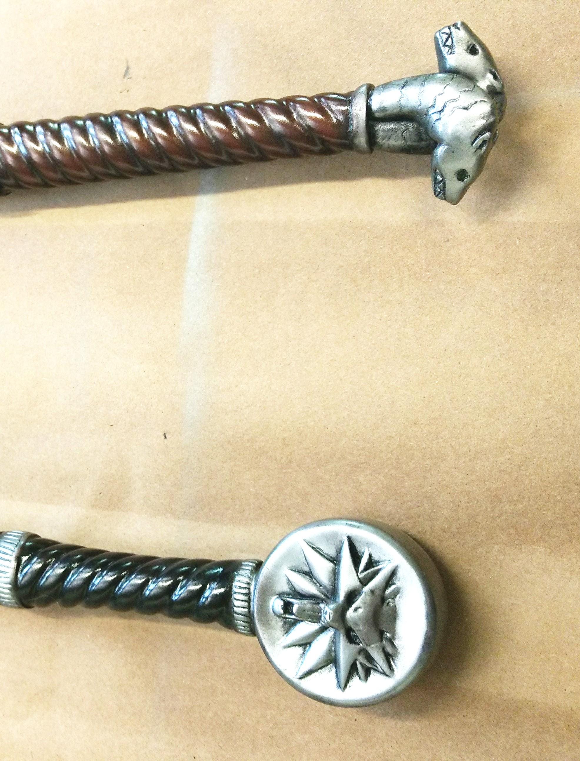 Witcher 3 Dual Swords: Steel -ultimatum & Silver- Maugrim Swords - Etsy