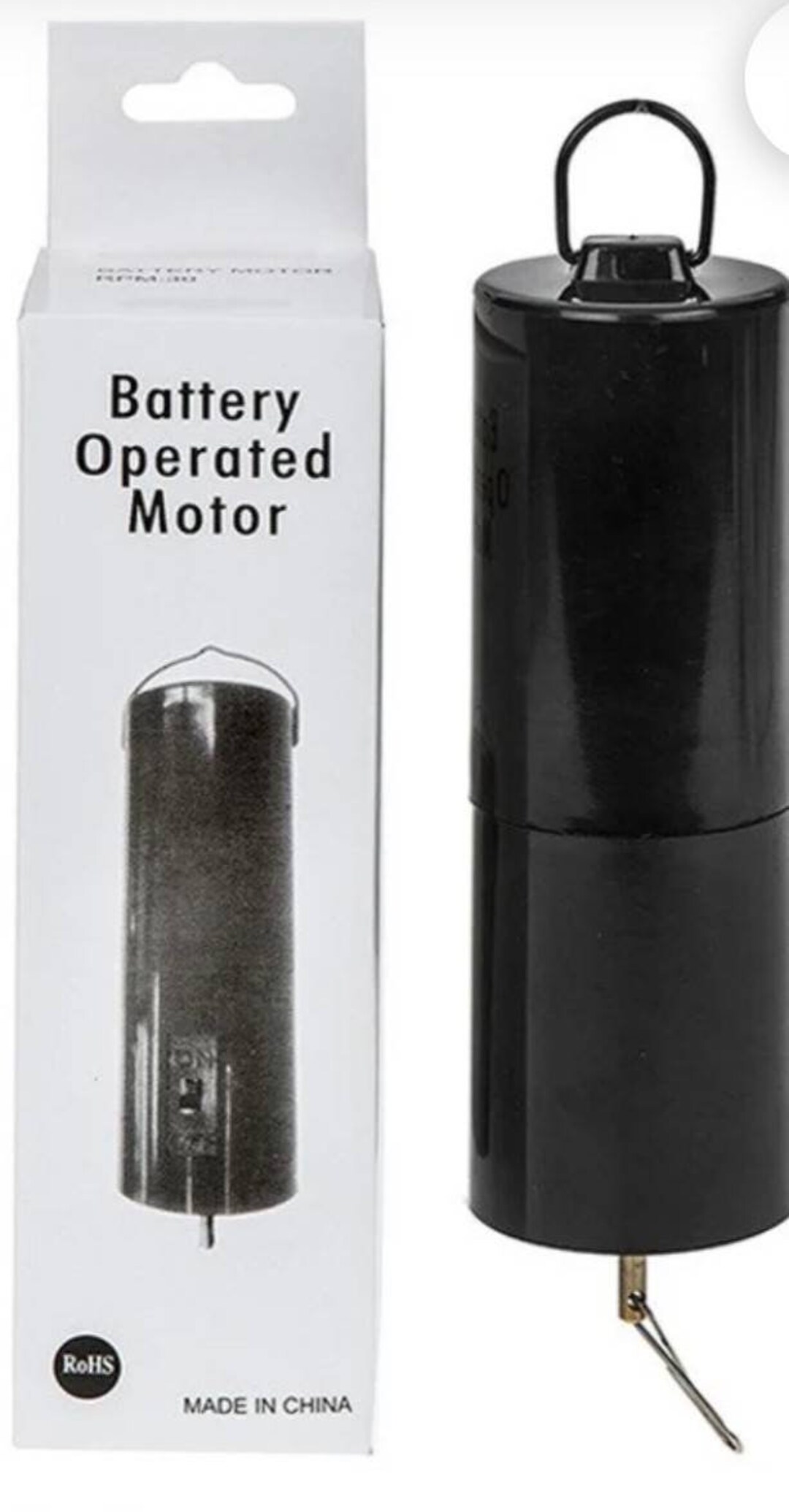 Hanging Black Rotating Motor for Wind Spinners and Suncatchers/ Battery ...