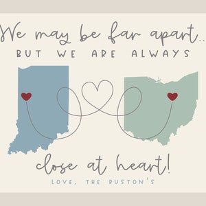 Personalized Family Gift, Custom Maps, Moving Out Wall Art, Poster ...