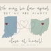 Personalized Family Gift, Custom Maps, Moving Out Wall Art, Poster ...