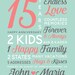 15 Year Wedding Anniversary Sign Personalized 15th - Etsy