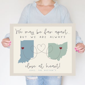 Personalized Family Gift, Custom Maps, Moving Out Wall Art, Poster ...