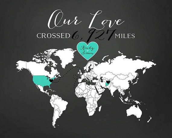 Distance Love Map