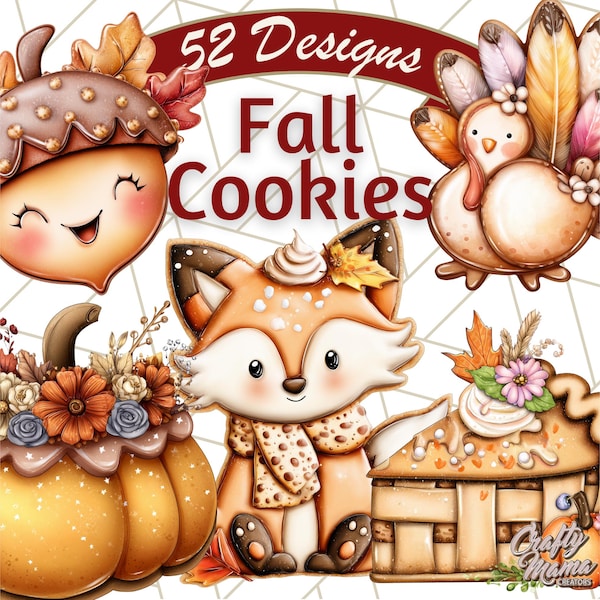 Fall Cookies - Etsy