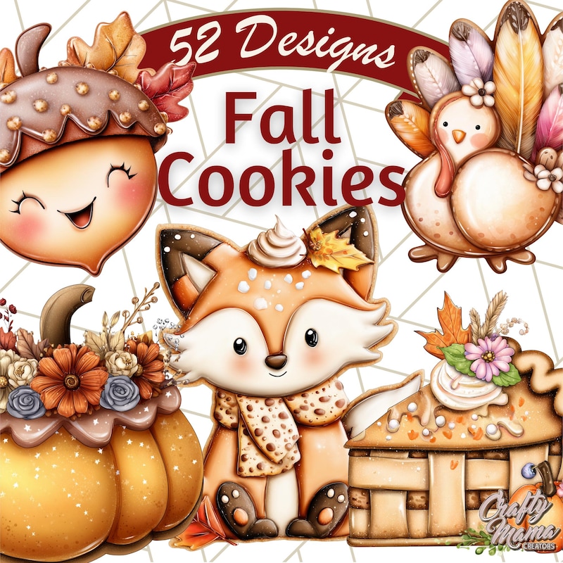 Fall Cookies - Etsy