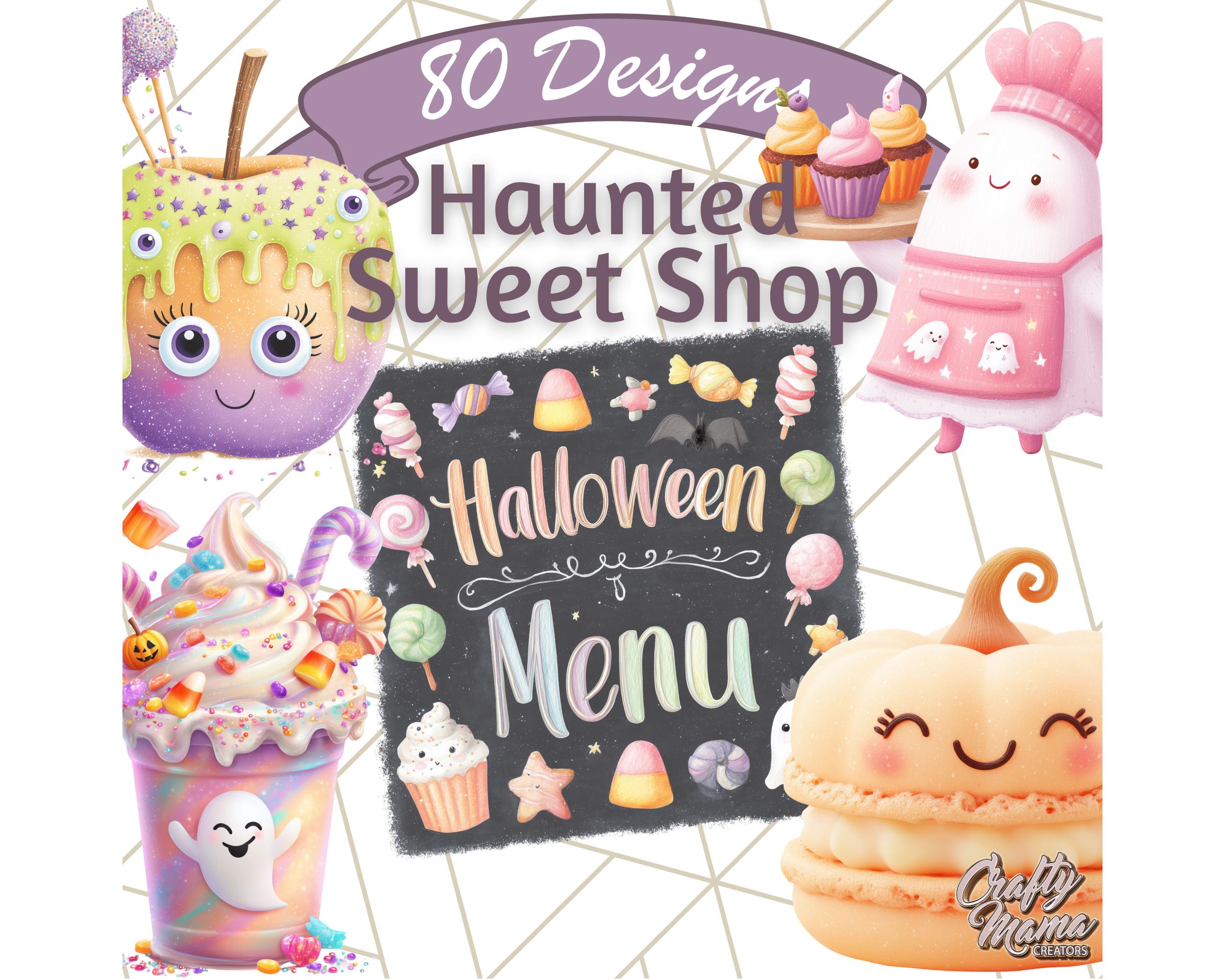 Haunted Sweet Shoppe PNG Clipart, Cute Halloween Bakery Clip Art ...