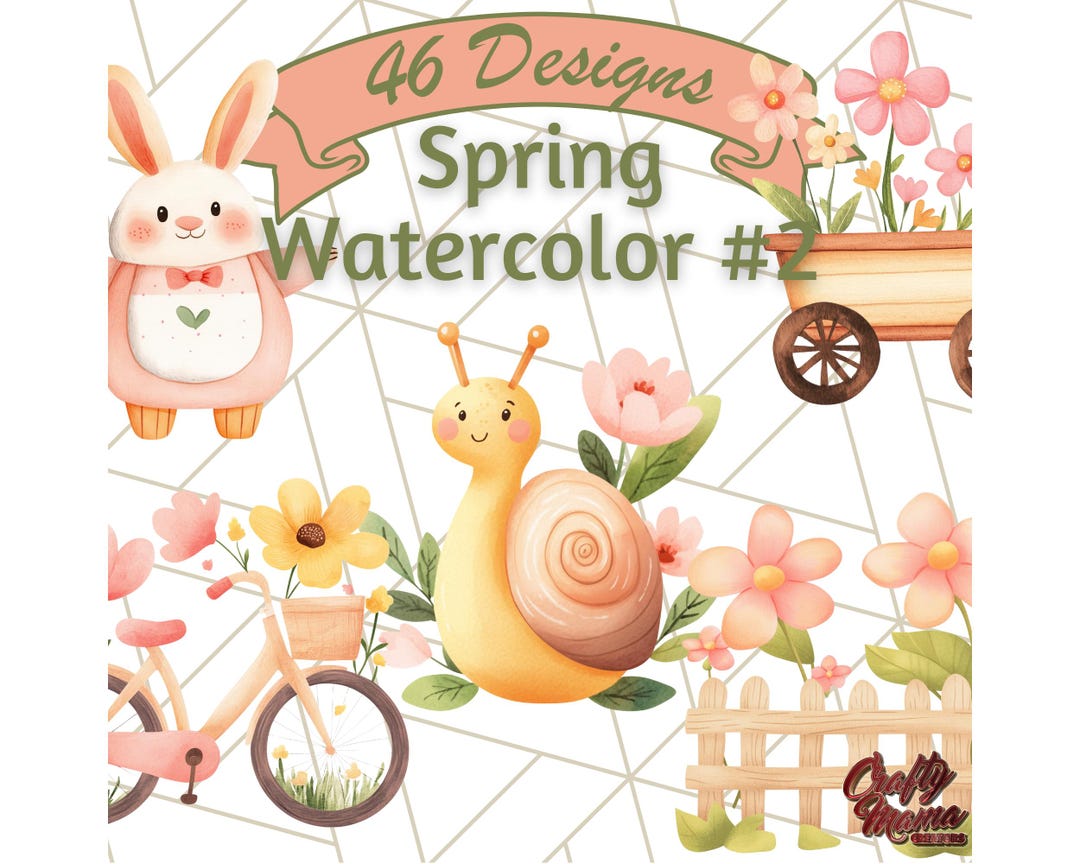 46 Png, Pastel Spring Clipart, Watercolor Butterflies, Garden Floral ...
