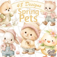 Dog Care Clipart, Cute Dog Clipart, PNG Files. - Etsy