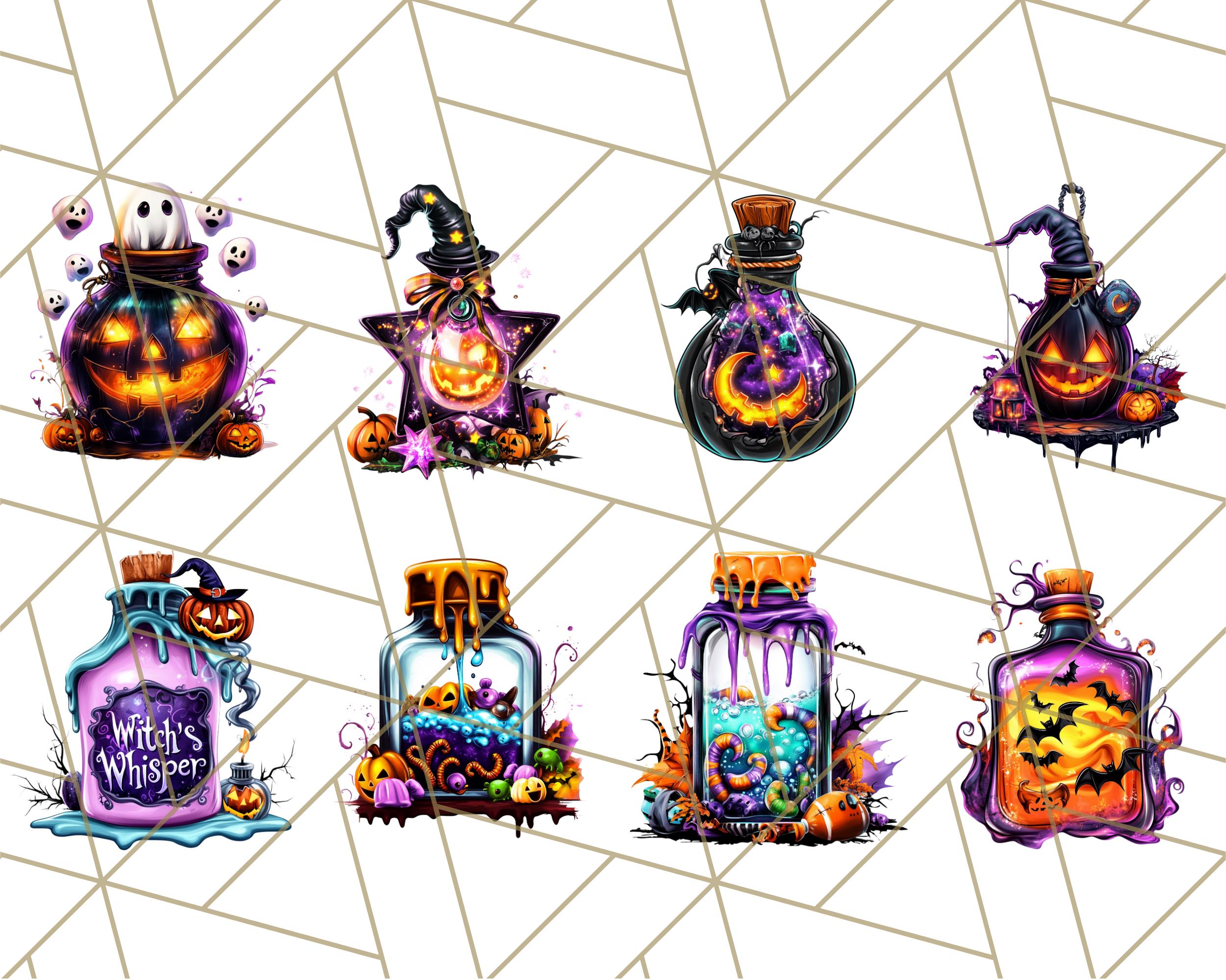 76 Png, Halloween Potion Bottle Clipart PNG, Spooky Potions, Creepy ...