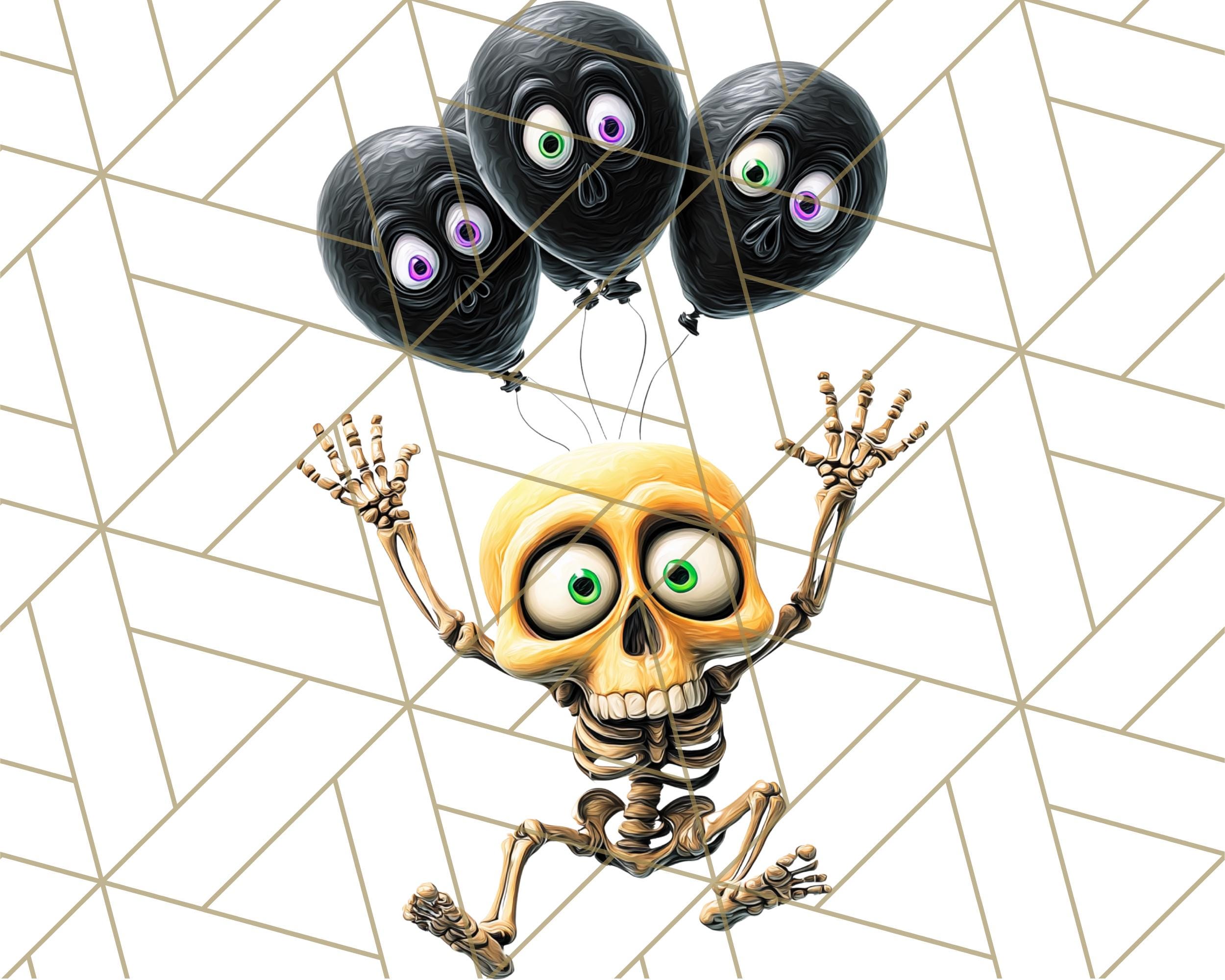 Quirky Skeleton Clipart PNG, Cute Halloween Skeleton Art, Funny ...