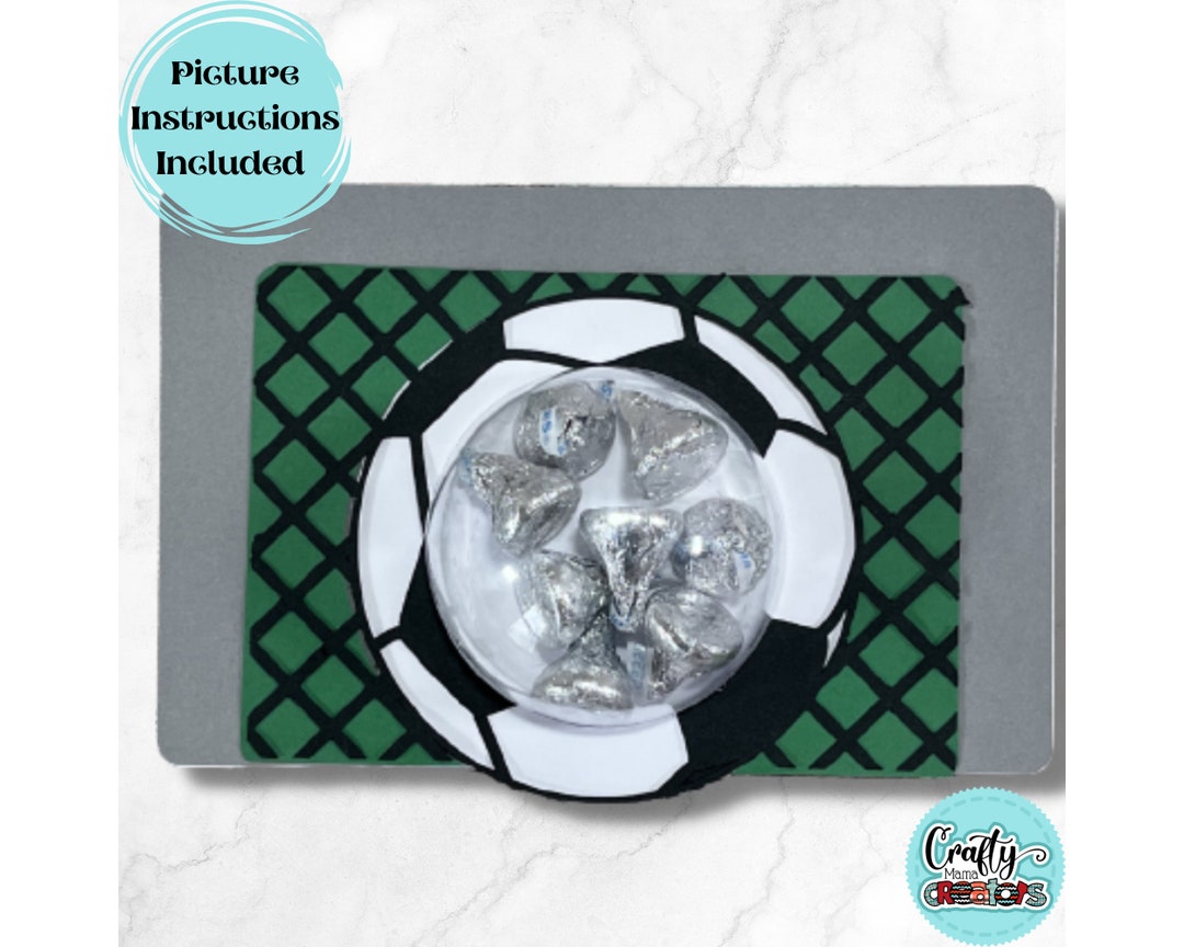 Soccer Candy Dome Svg, Kids Sports Svg, Soccer Svg, Sport Candy Holder ...