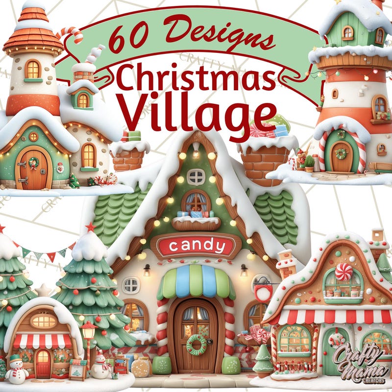Christmas Tree Shop Village - Etsy