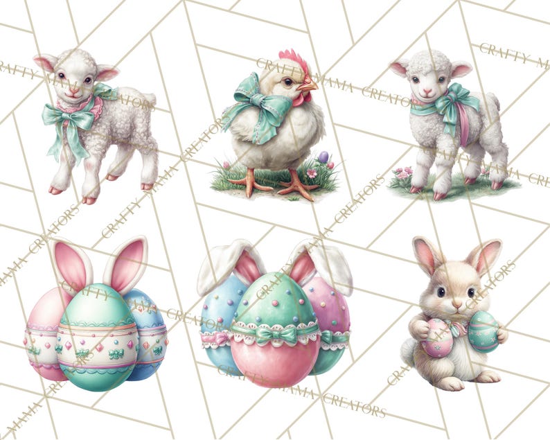 52 PNG, Easter Egg Hunt Clipart, Easter Bunny, Eggs, Candy, Signs ...