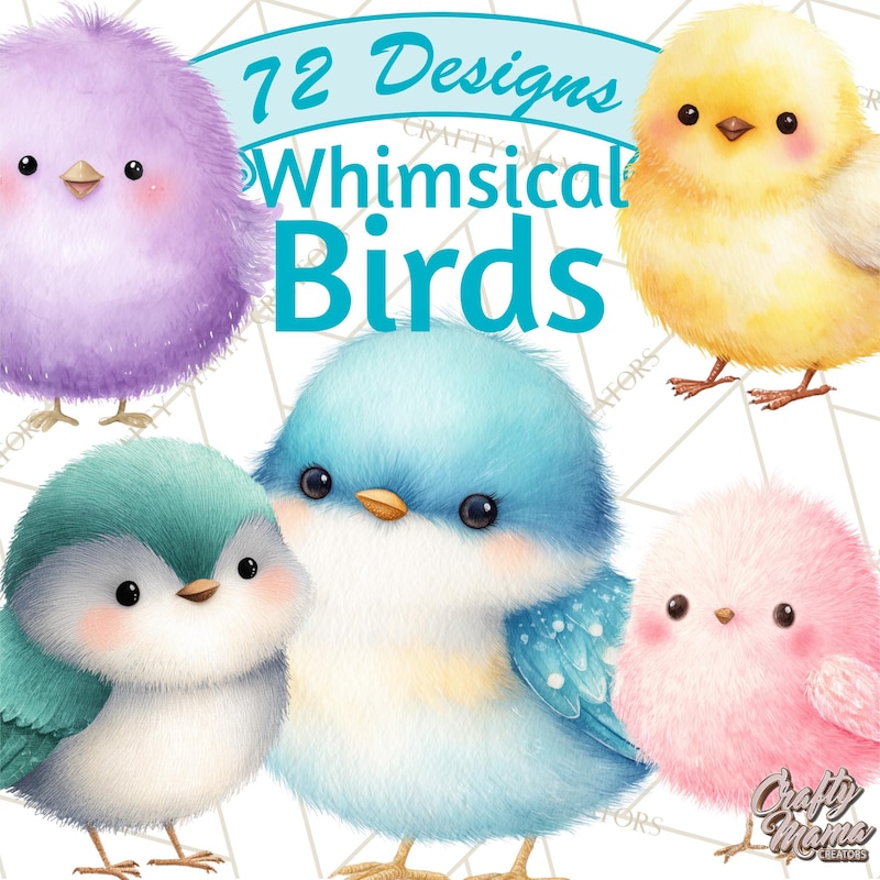 Singing Bird Clipart - Etsy