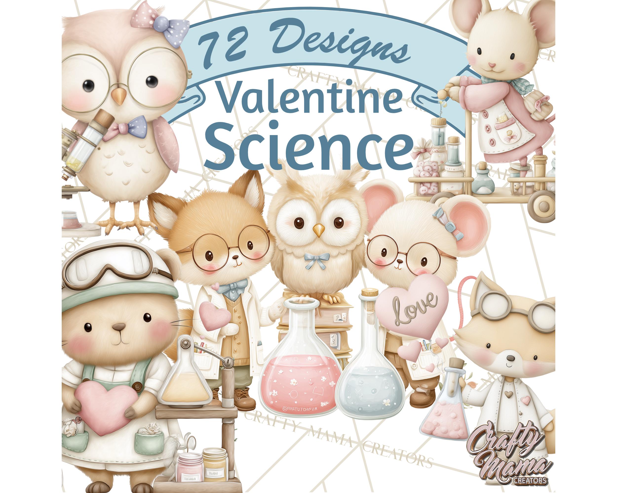 72 Png Science Valentine Clipart PNG, Chemistry Lab Clip Art, Fox Owl ...