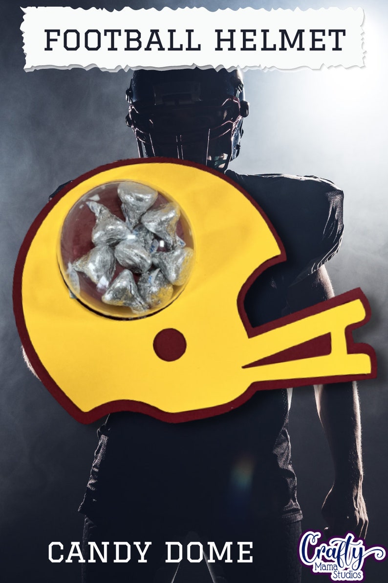 Football Candy Dome Svg Kids Sports Svg Football Svg Sport - Etsy