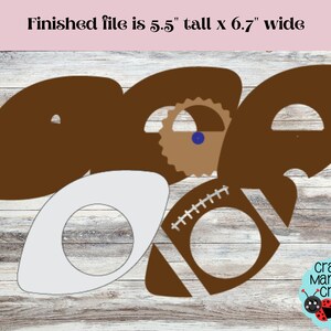 Football Candy Dome Svg, Touchdown Kids Sports Svg, Football Svg, Sport ...