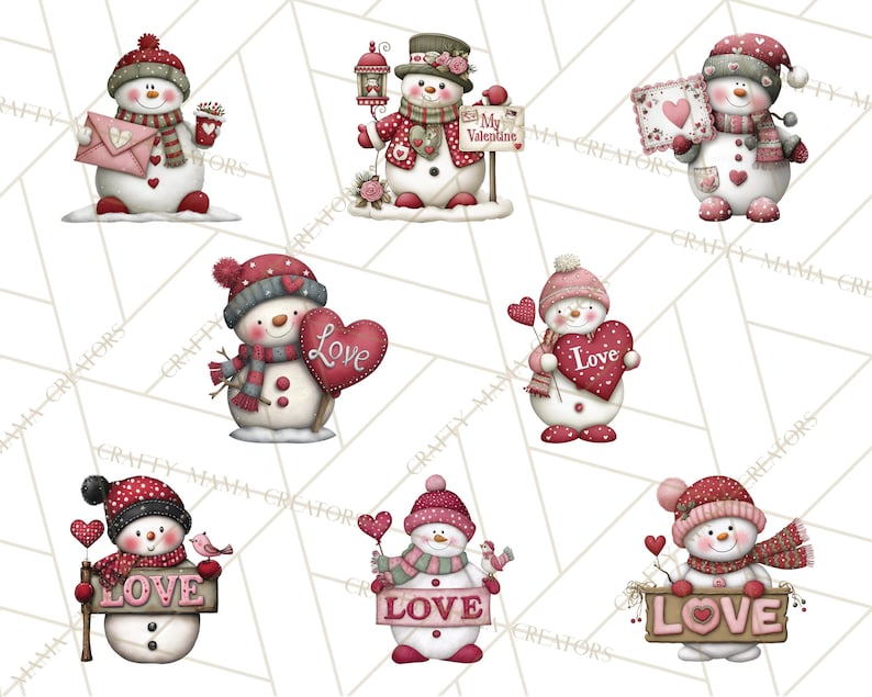 72 Png Valentine Snowman PNG, Romantic Snowman Clipart, Cute Winter ...