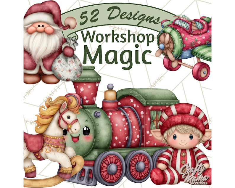 52 Png, Santa’s Workshop Toys Clipart PNG, Christmas Toy Clip Art ...