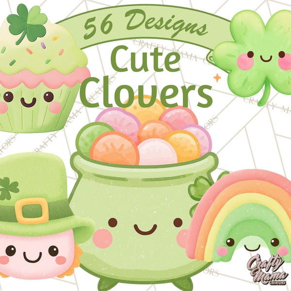 St Patricks Day Kawaii - Etsy