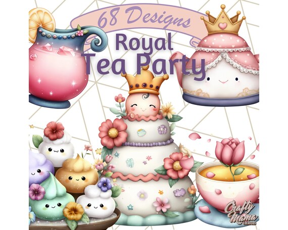 Princess Tea Party Clipart