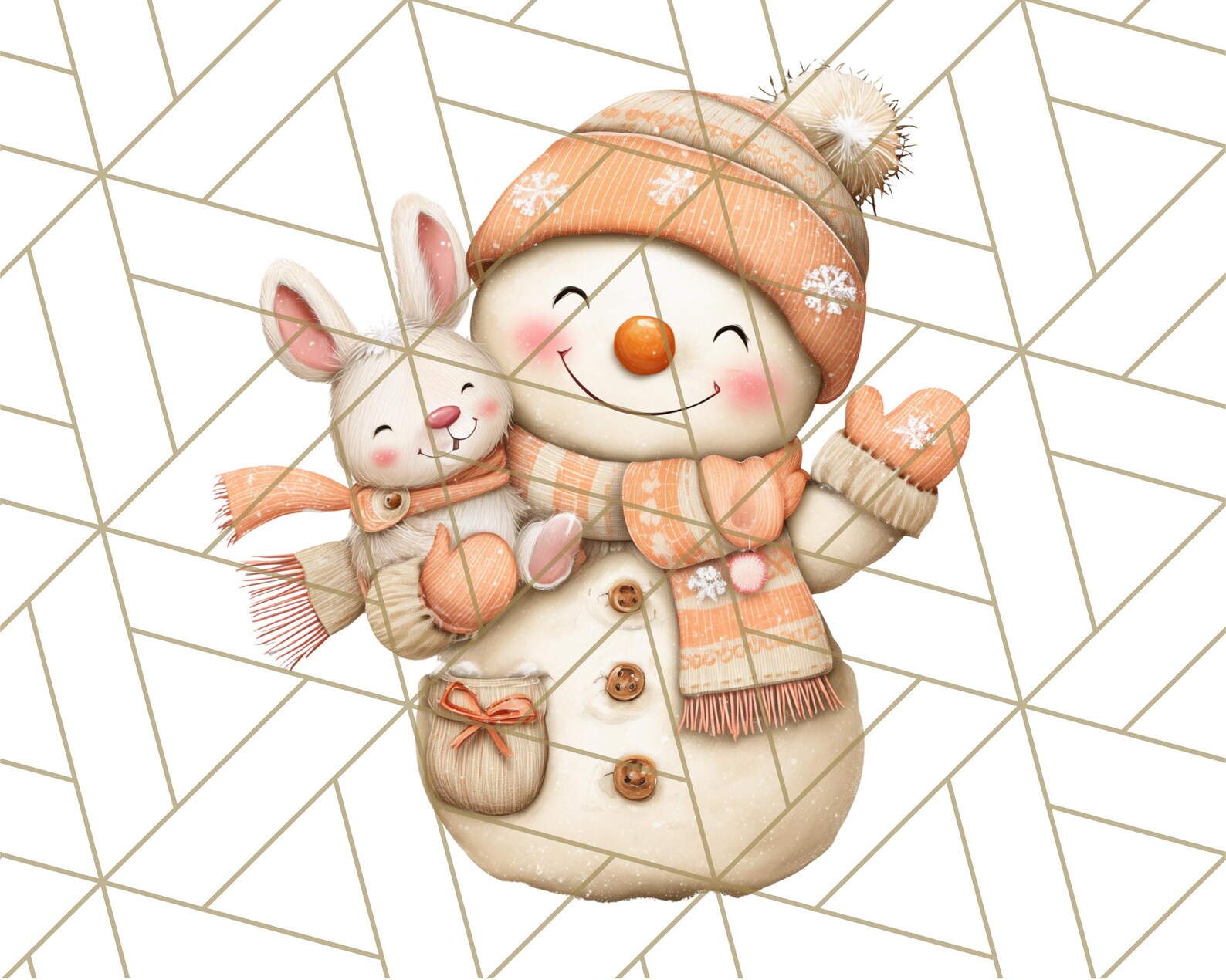 48 Png, Cute Snowman Clipart, Pastel Snowmen PNG, Winter Snowman Clip ...