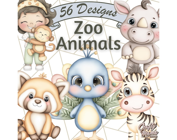 Zoo Safari Animal Clipart | Safari Animals Clipart | Animated Animals ...