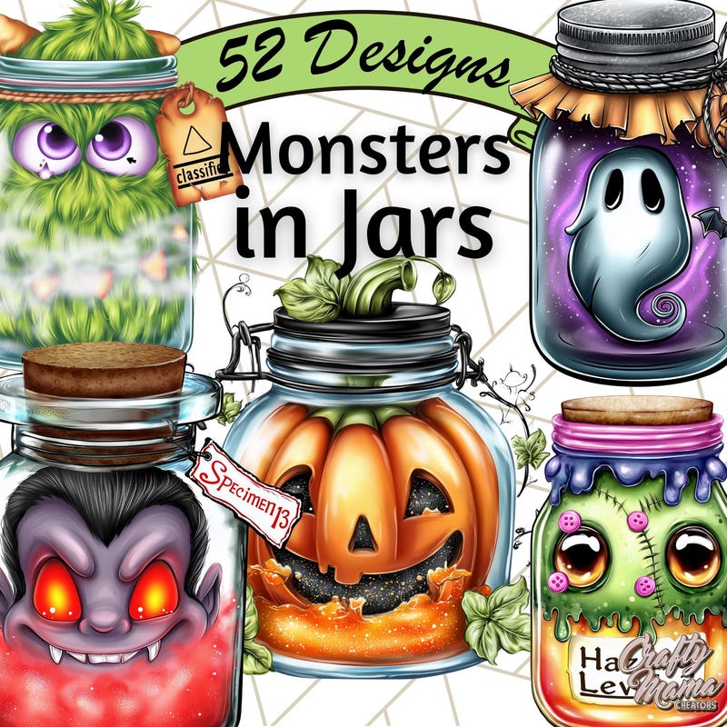 Monster Jar - Etsy