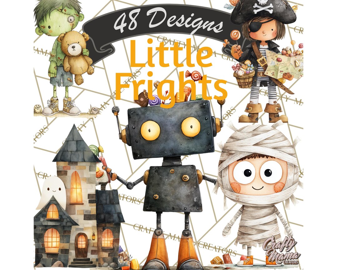48 Png Adorable Kids Halloween Clipart, Cute Halloween Characters and ...