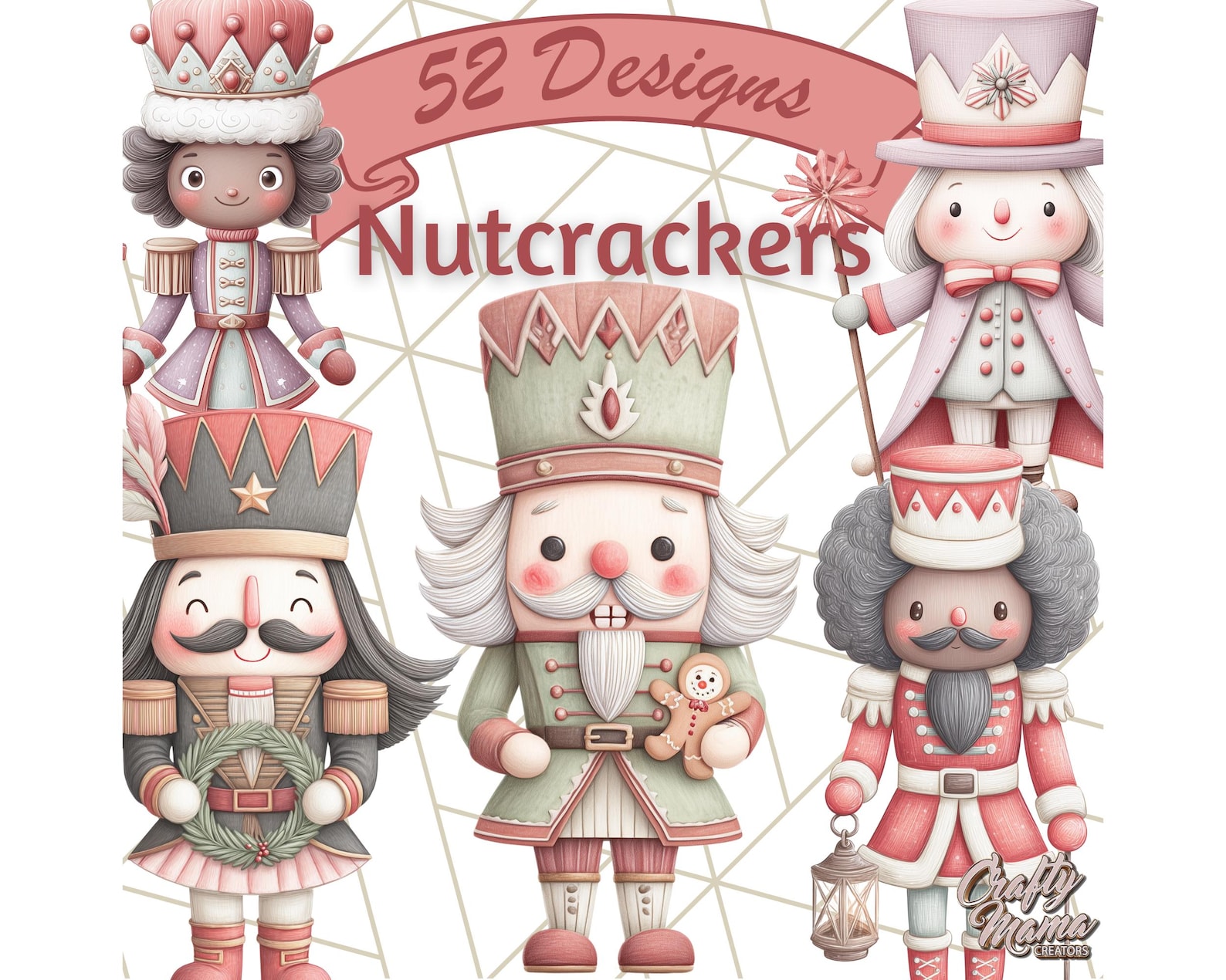 Nutcracker Clipart Set, Classic Christmas PNG, Holiday Nutcracker Png ...