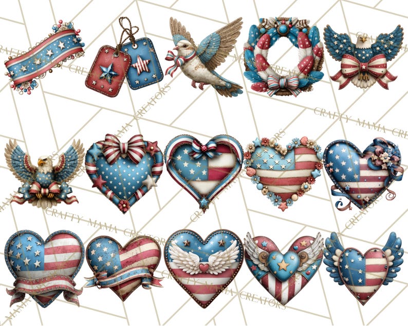 Patriotic Memorial Clipart, Military Tribute Graphics, American Flag ...