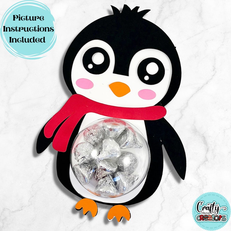 Penguin Candy Dome - Etsy