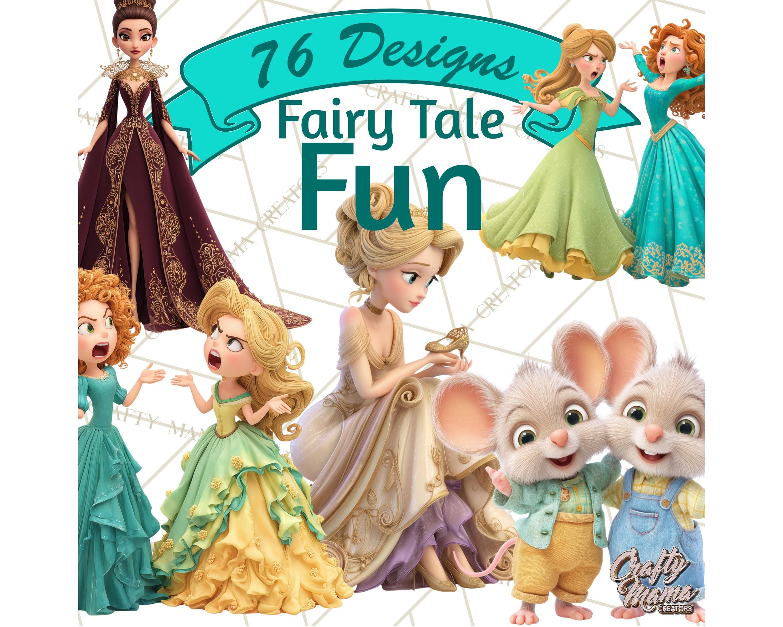 76 Png, Fairy Tale Princess Clipart, Magical Characters & Pumpkin Coach ...