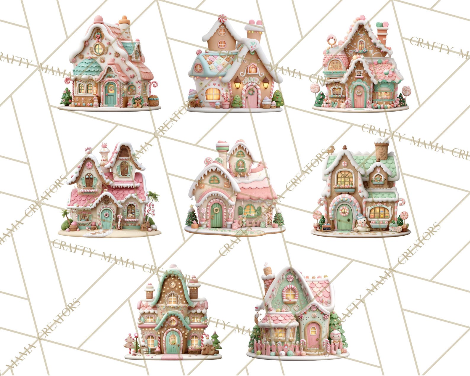 56 Png, Gingerbread Houses Clipart PNG, Christmas Gingerbread Houses ...