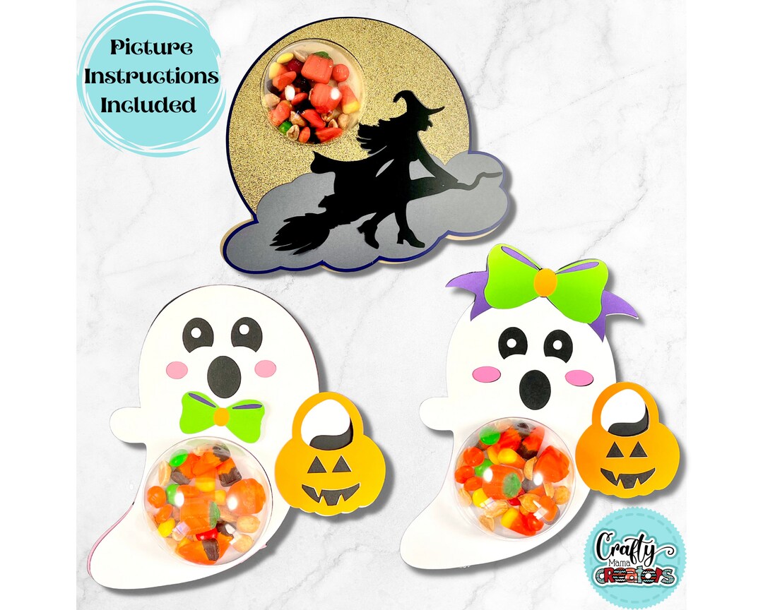 Halloween Candy Dome Svg, Kids Halloween Svg, Boy Ghost Svg, Halloween ...