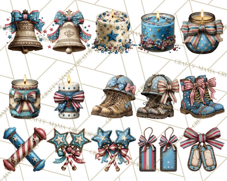 Patriotic Memorial Clipart, Military Tribute Graphics, American Flag ...