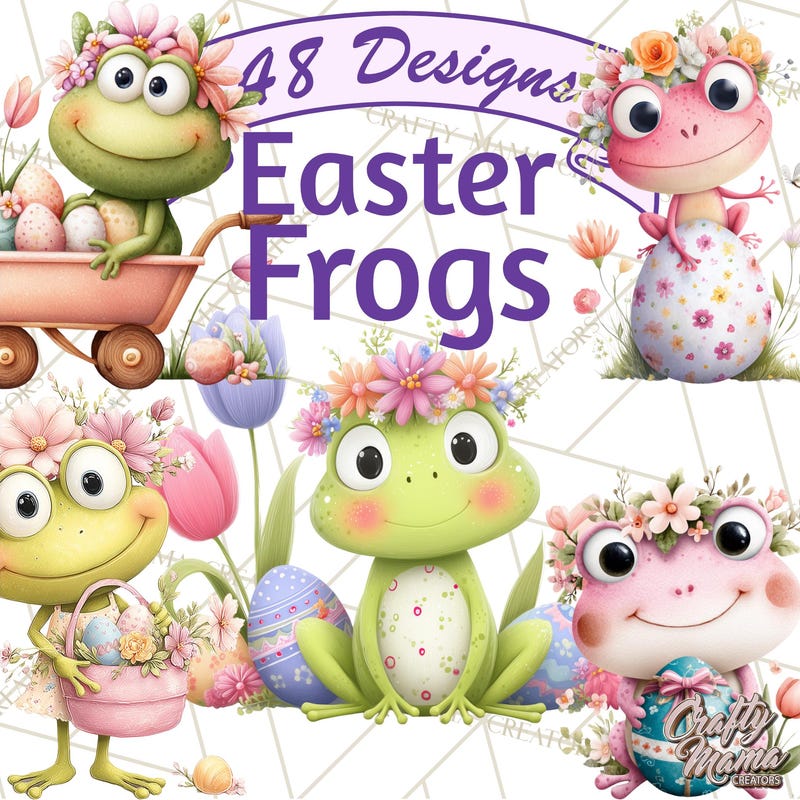 Easter Frog - Etsy