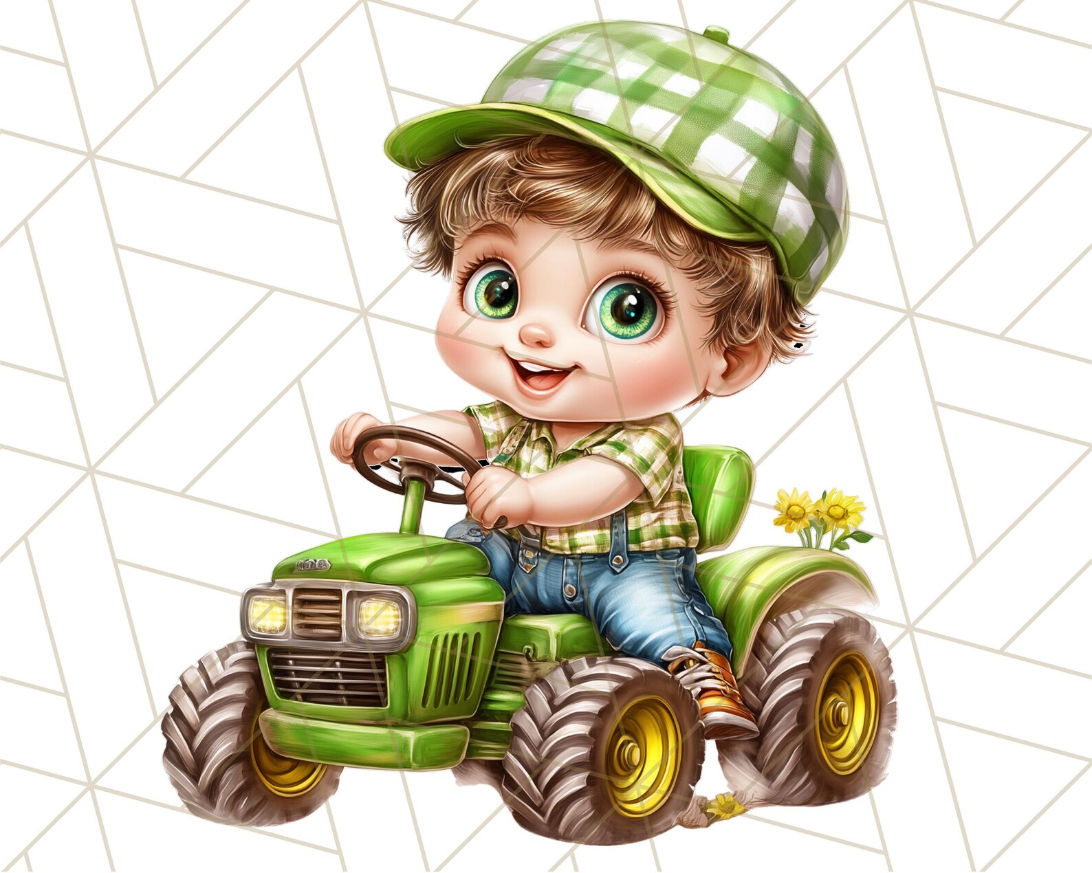 Kids Farm Clipart Bundle, Cute Farmer and Farm Animal PNG, Boy and Girl ...