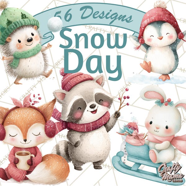 Snow Angel Clipart - Etsy