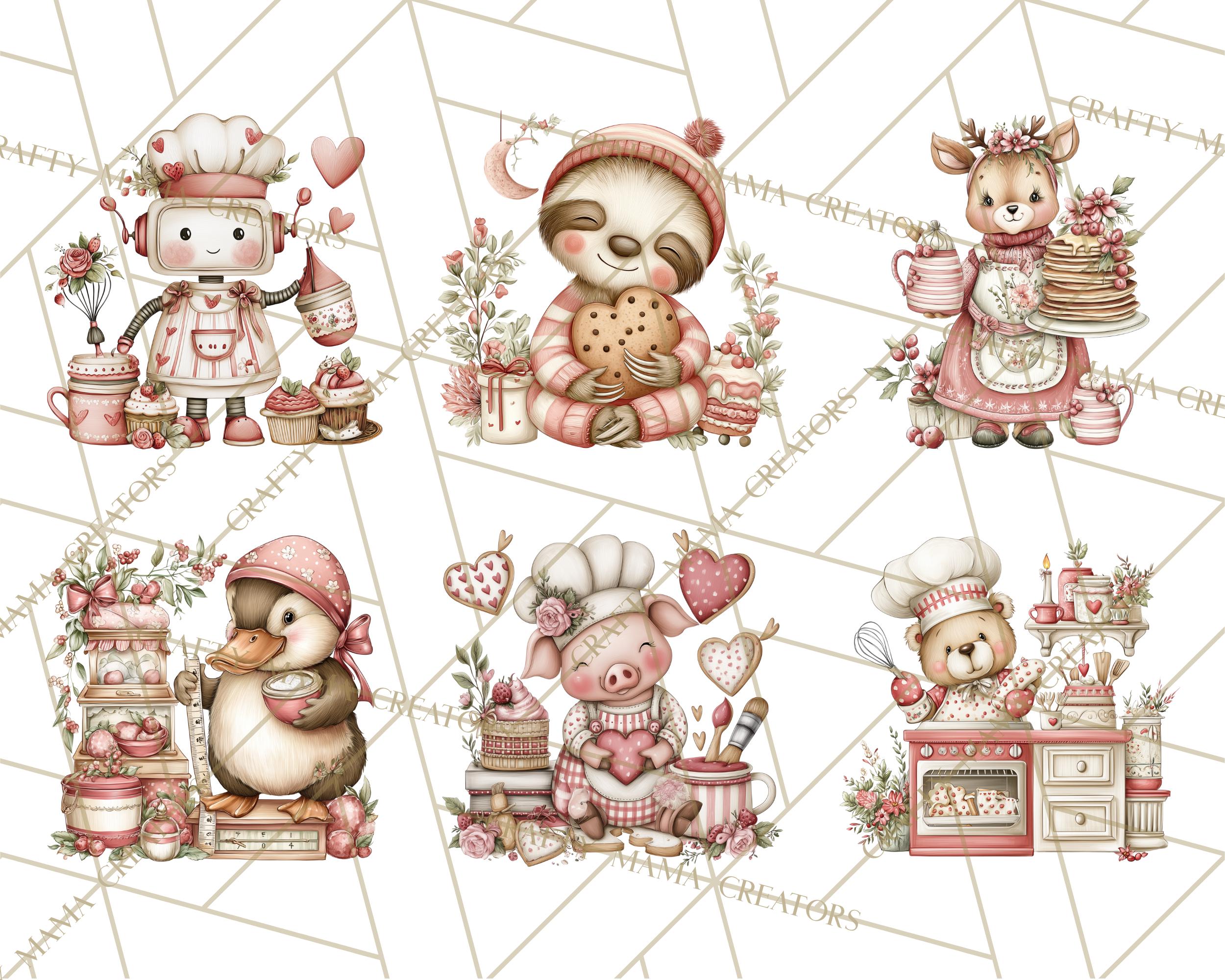 48 Png, Holiday Baking Clipart PNG, Christmas Cookie Clip Art, Cute ...