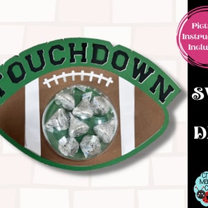 Football Candy Dome Svg, Touchdown Kids Sports Svg, Football Svg, Sport ...