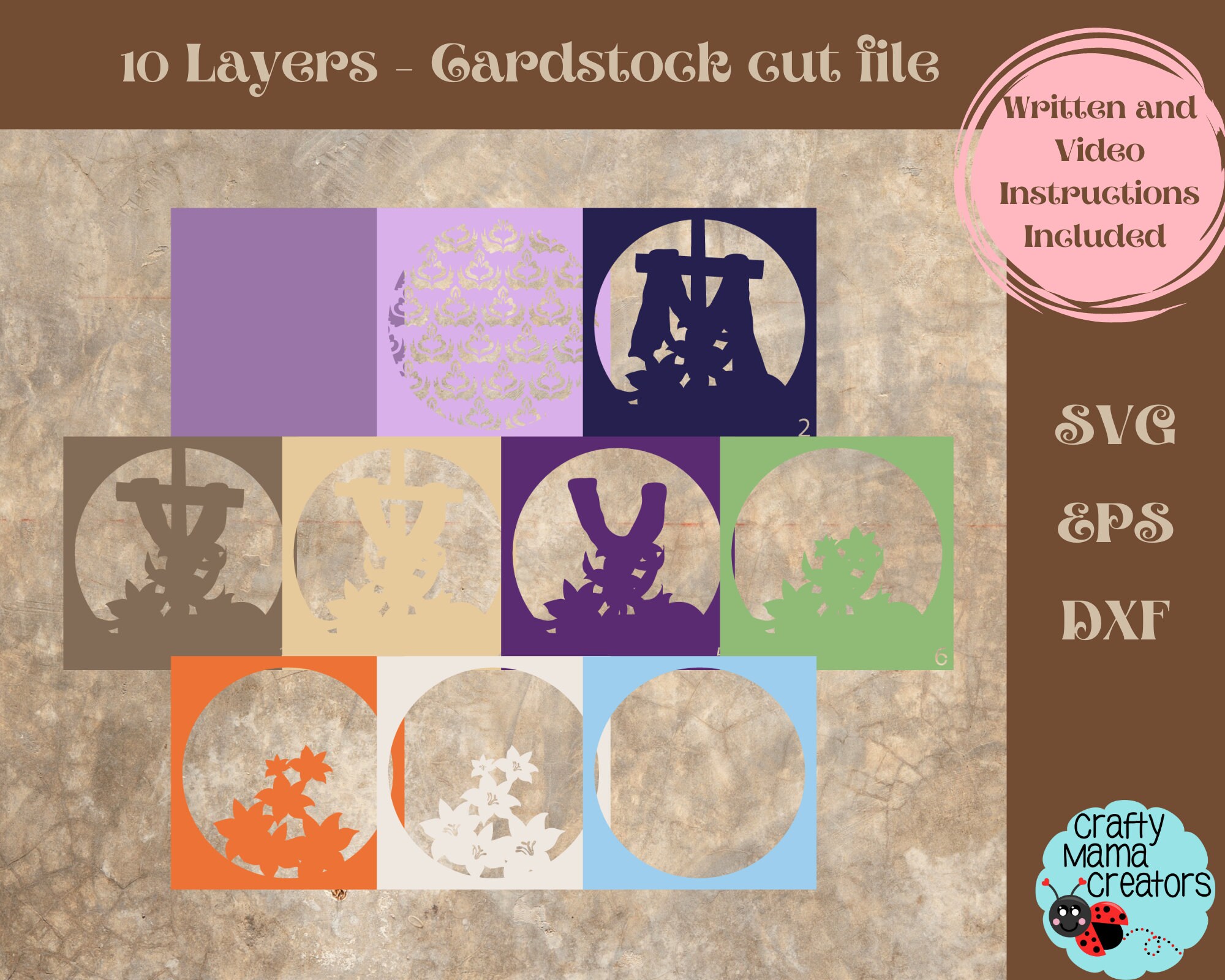 3D Easter Shadow Box Svg, Christian Easter Cross Shadowbox Svg, Easter ...