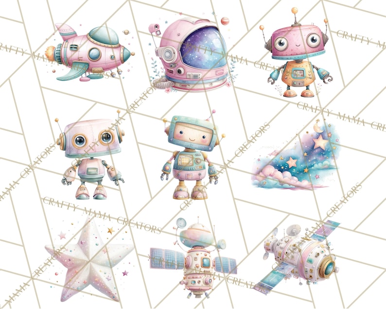 72 Png, Cute Space Explorers Clipart, Astronauts Aliens Planets Clip ...