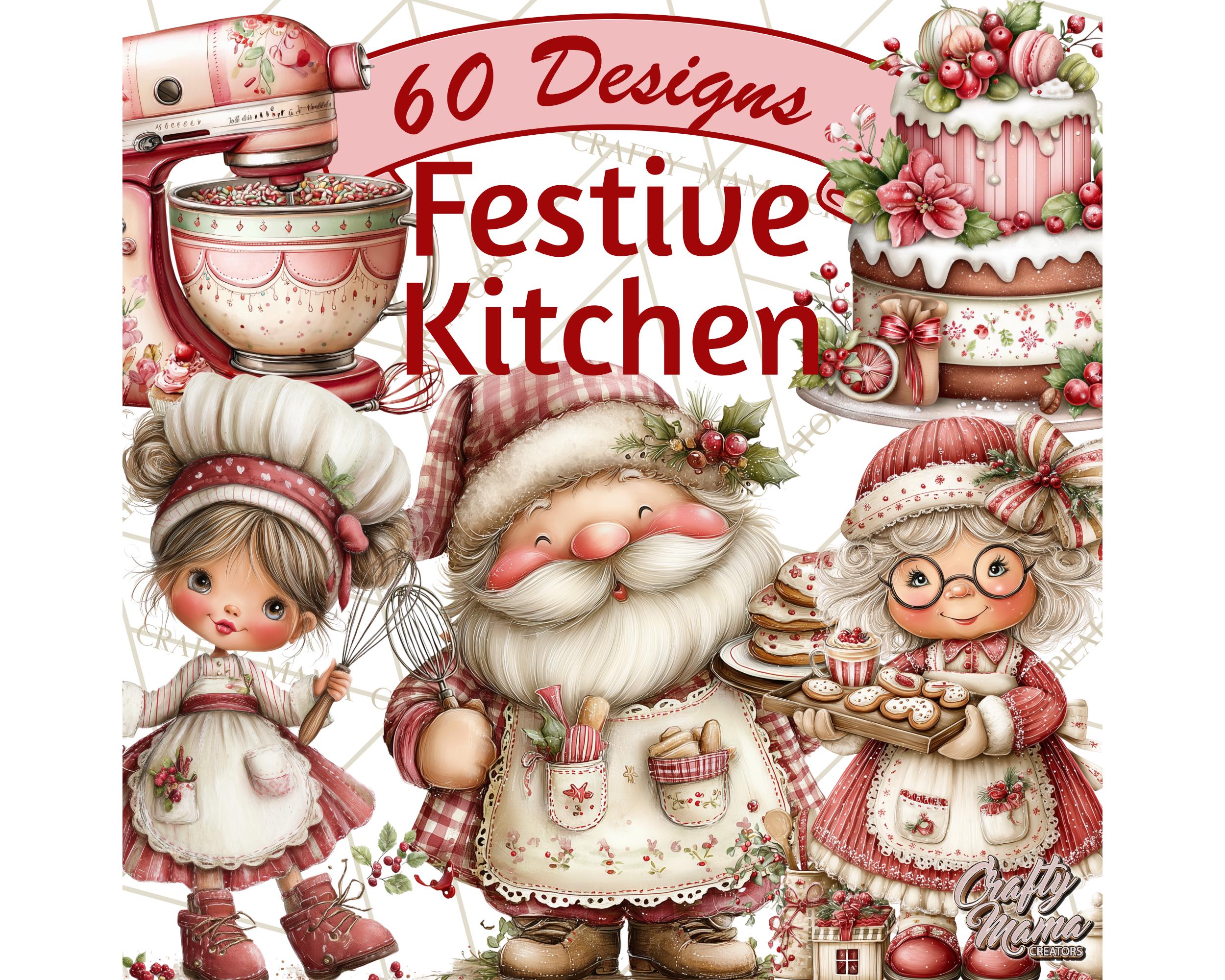 60 Png, Christmas Baking Clipart PNG, Holiday Cookie Clip Art ...