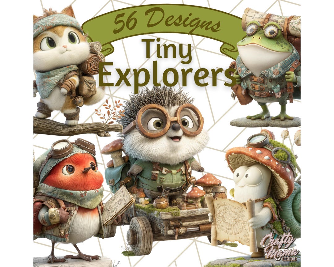 56 Tiny Explorers Clipart Pngs, Kids Adventure Clip Art, Travel and ...