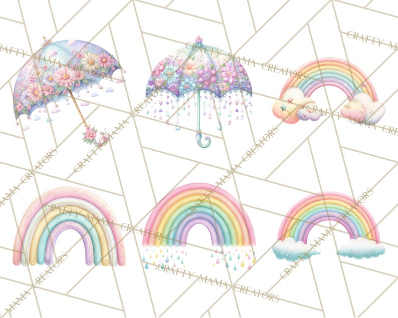 48 Png, Rainy Day Clipart, Spring Weather Clip Art PNG, Umbrella ...